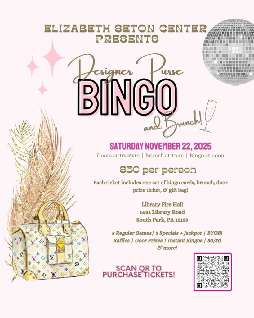 Annual Purse Bingo | Elizabeth Seton Center